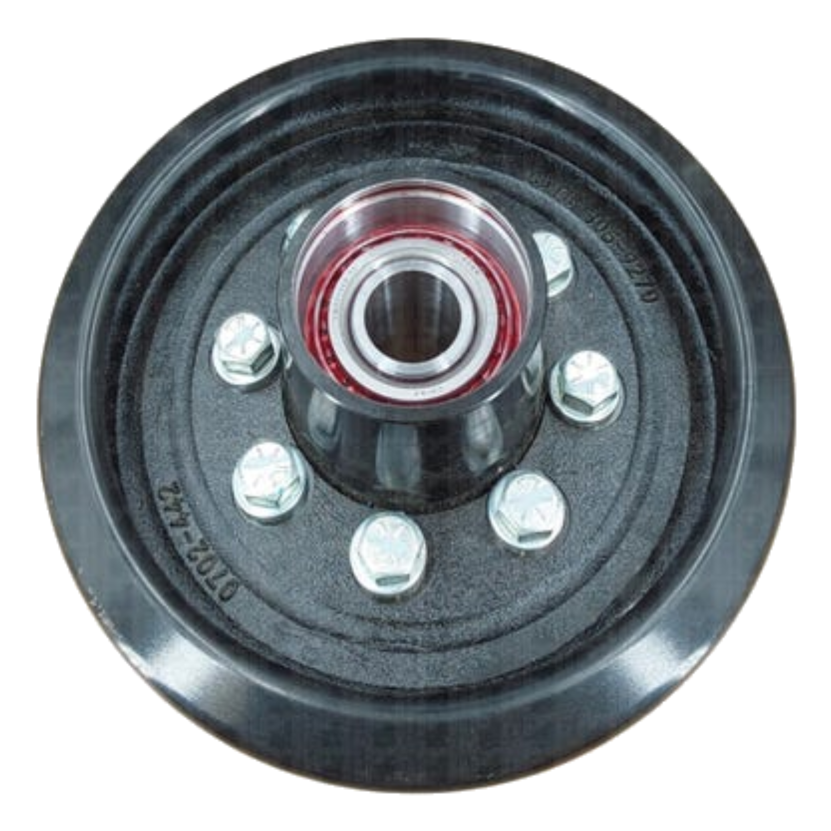 One 10" Steel Rear Bogie Wheel w/ Hub Fits CAT 247B3 389-7582 – Rubber ...