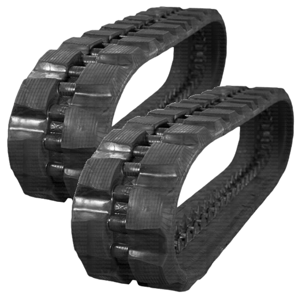 2 Rubber Tracks Fits John Deere CT322 320X86X52 13" Wide Block Tread ...