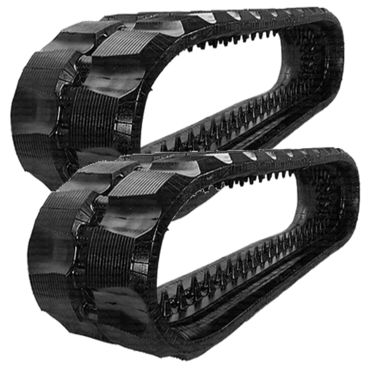 2 Rubber Tracks Fits Takeuchi TL12 TL150 TL250 450X100X50 18" Wide Blo ...