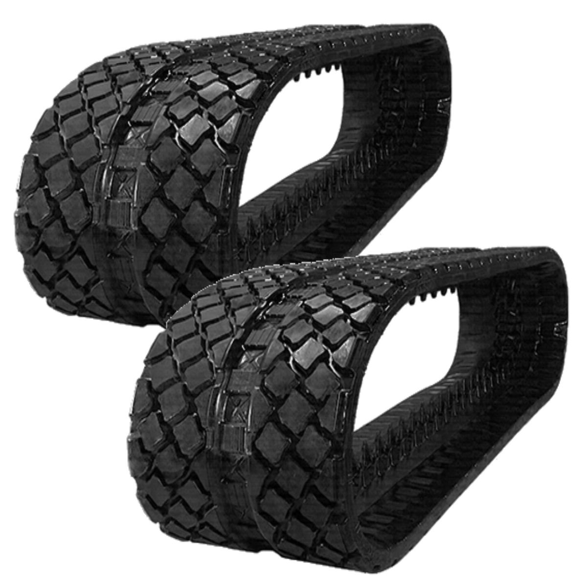 2 Rubber Tracks Fits Takeuchi TL8 400X86X52 16" Wide Turf Tread ...