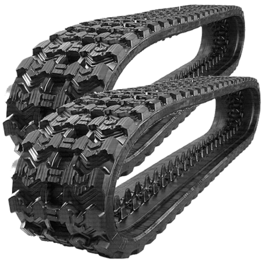 2 Rubber Tracks Fits Bobcat T180 T190 T550 T590 T595 320X86X49 13" Zig ...