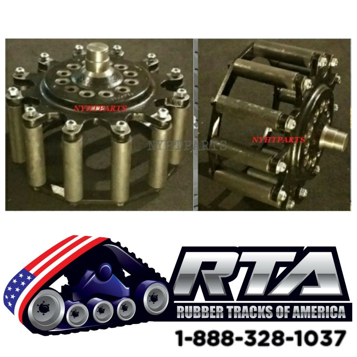 Complete Sprocket Fits CAT 247 247B 257 257B 218-6633 – Rubber Tracks ...
