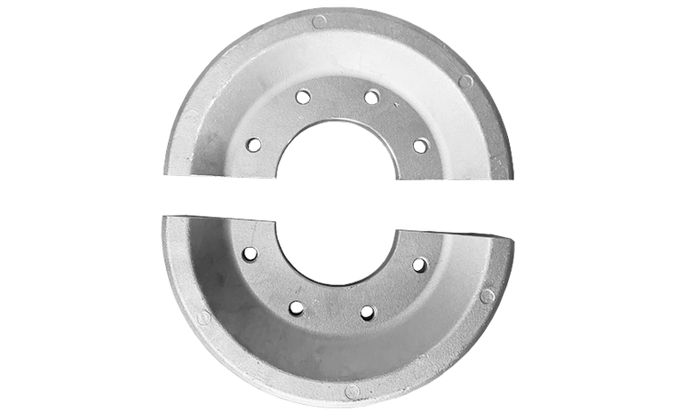 10" DuroForce Alloy Center Split Bogie Wheel Fits CAT 287 287B AW10-S ...