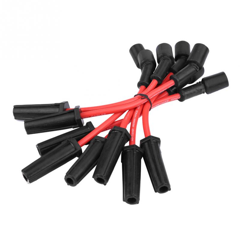 8pcs Car Spark Plug Wire car accessories for Chevrolet Silverado Avala ...