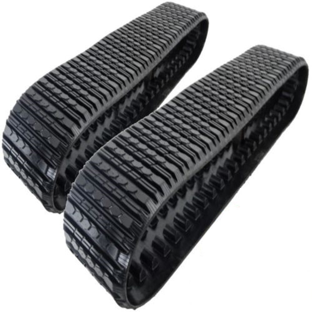 2 Rubber Tracks Fits CAT 287 287B 18X4X51 18" Wide Straight Bar Tread ...
