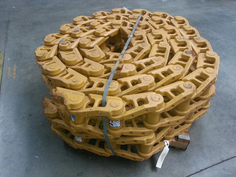 Two 47 Link Sealed & Lubricated Track Chains - Fits CAT D9L Dozer CR64 ...